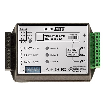 SolarEdge Modbus Meter SE-WNC-3Y-400-MB-K1 | Solar Electricity Meter ...
